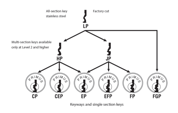 The different keyways of IC cores - Lock Component